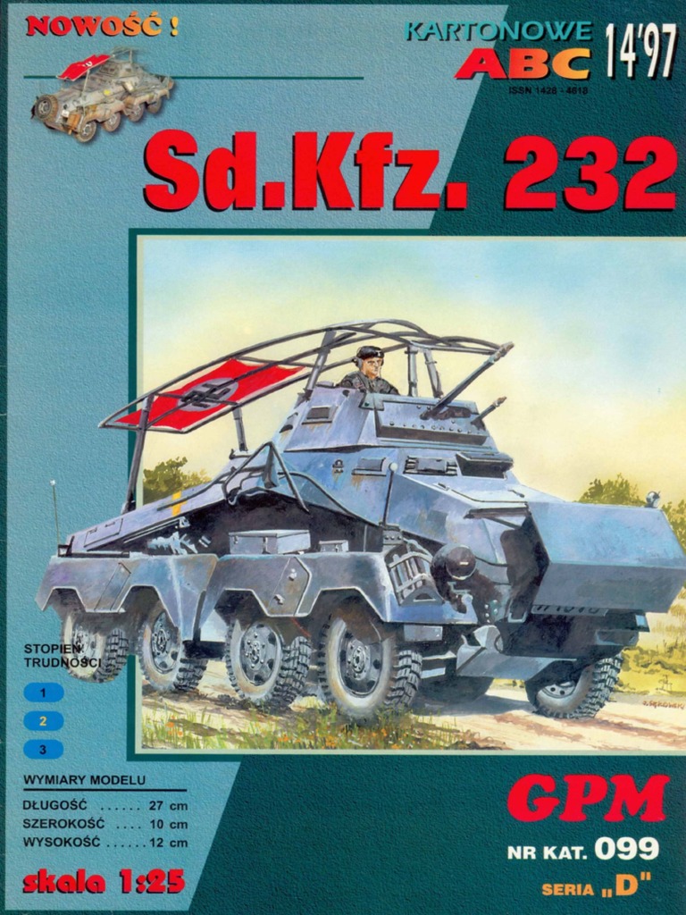 (Papermodels@emule) (GPM 099) - SDKFZ 232 | PDF