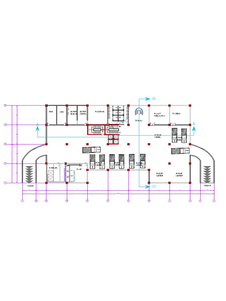 DENAH HOTEL TUGAS SDA3-Model - PDF 5 | PDF