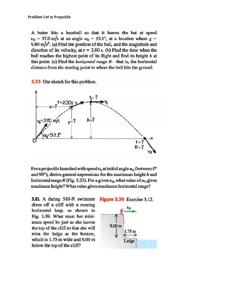 PS Projectile | PDF