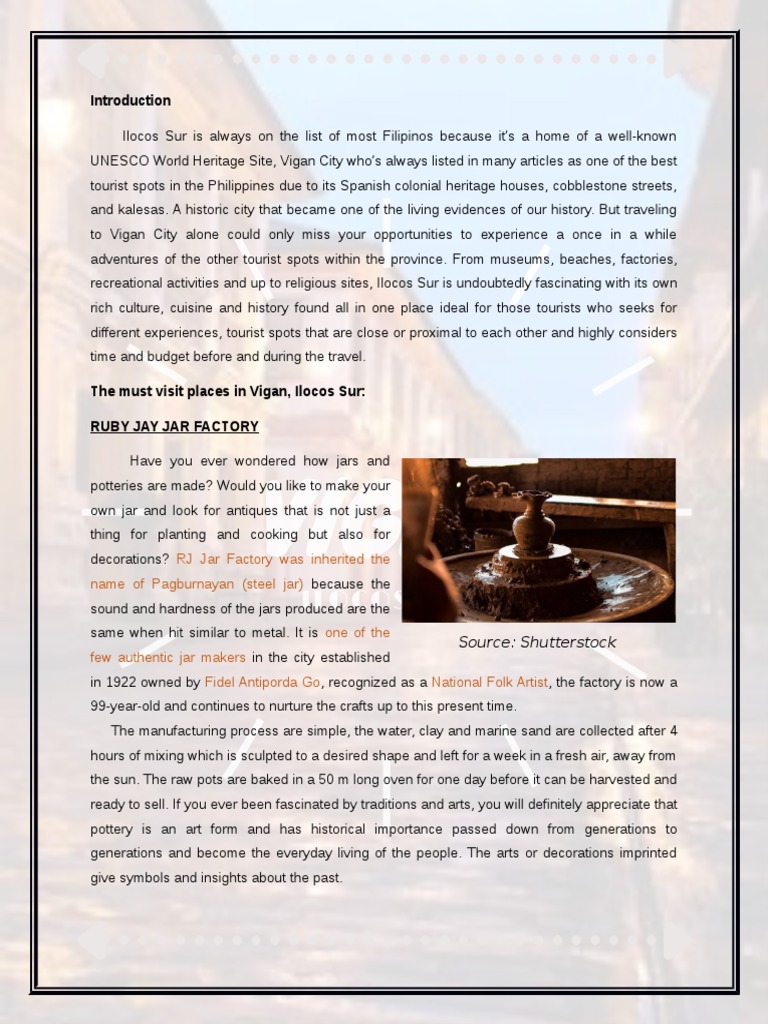 Travel Blog Sample | PDF