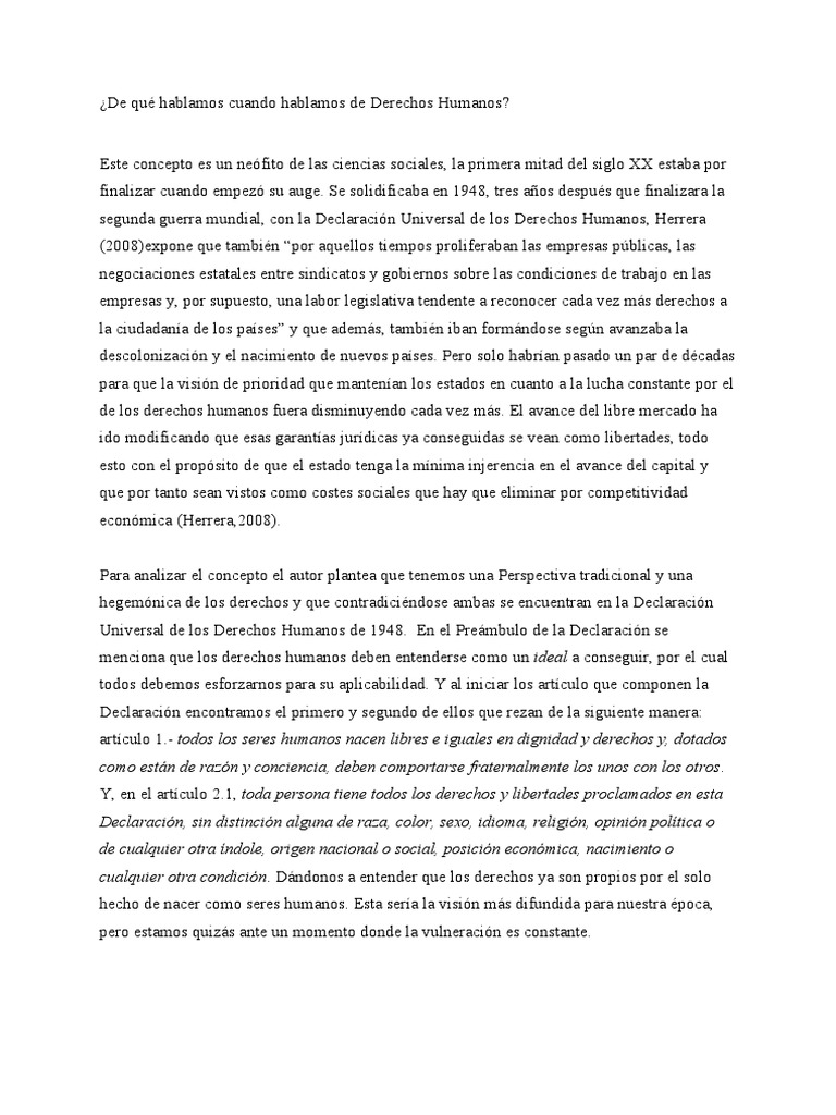 Derechos Humanos: Historia y Desafíos | PDF | Derechos humanos | Derechos