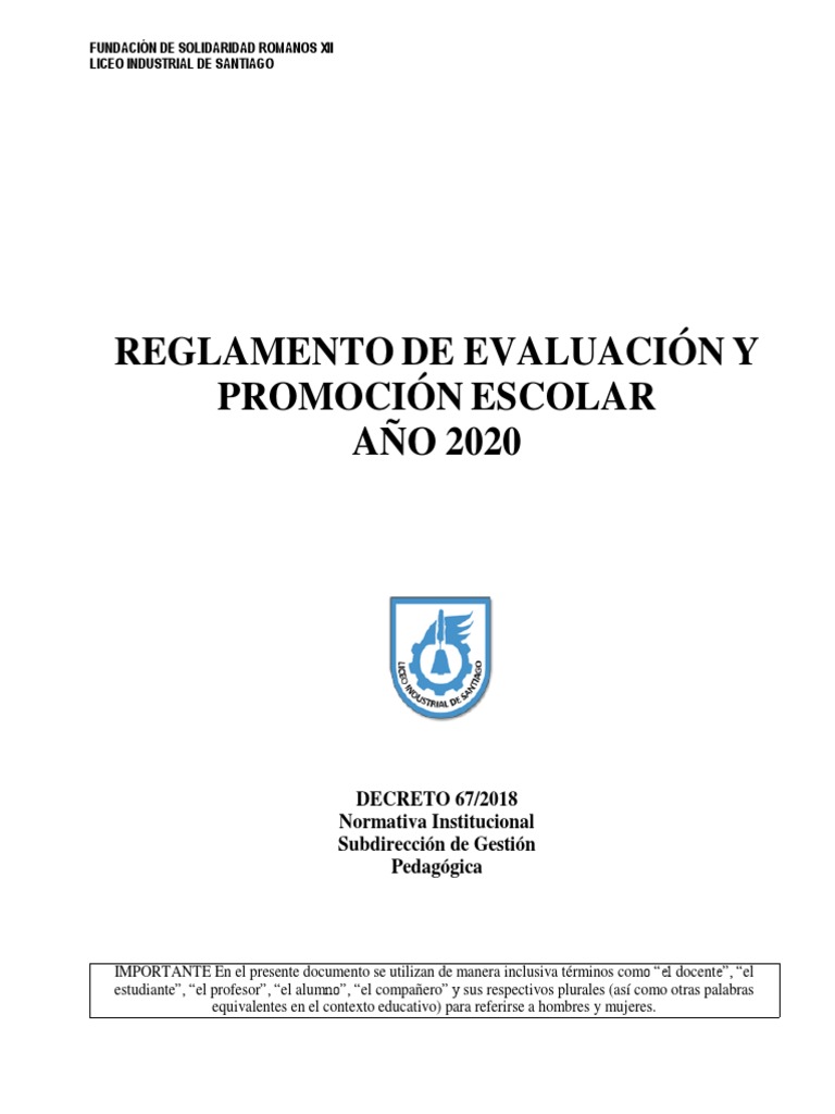 Reglamento de Evaluacion 8814 | PDF | Evaluación | Método de enseñanza