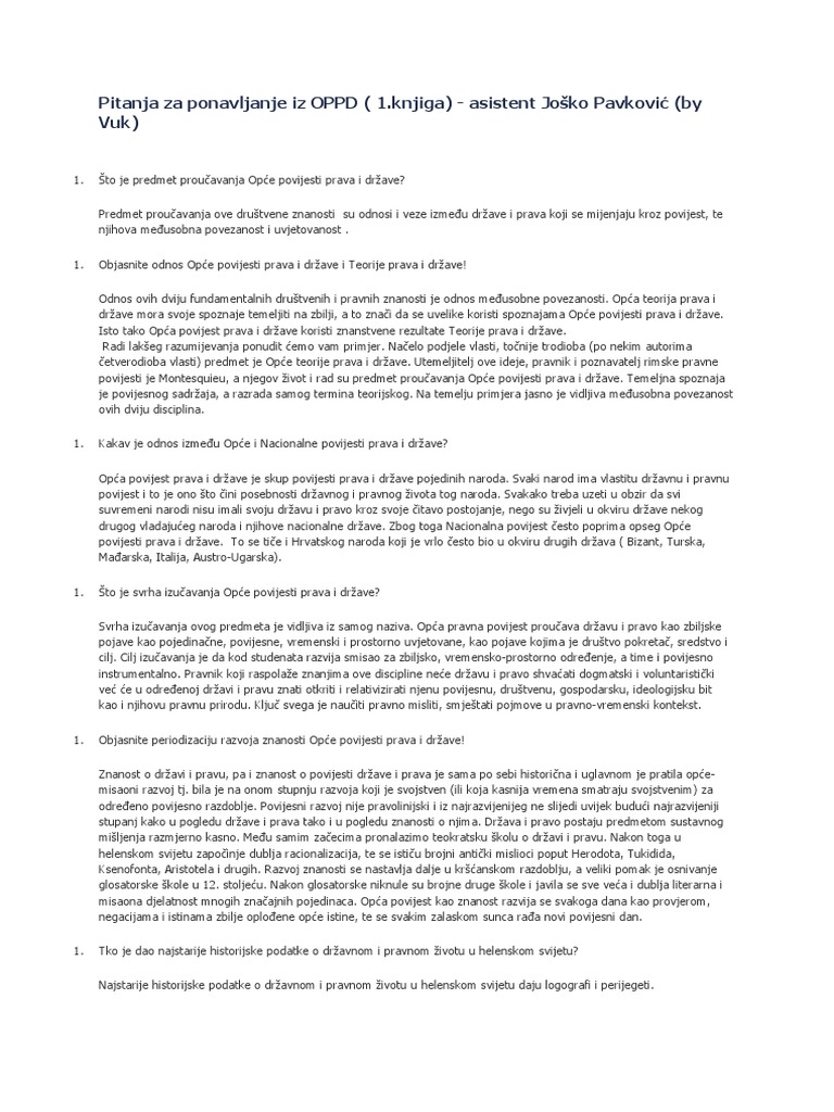 Povijest-_pitanja_za_ponavljanje | PDF