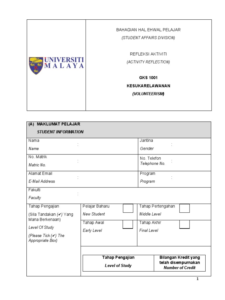 Reflection on Volunteerism Activities | PDF | Psychology | Behavioural ...
