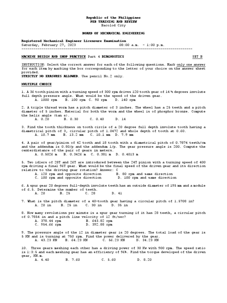 MDSP Diag 3 and 4 | PDF | Gear | Clutch