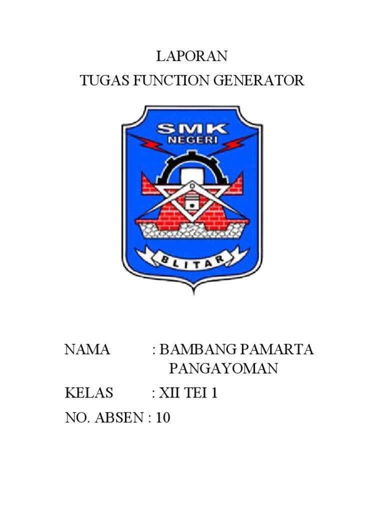 Laporan Function Generator | PDF