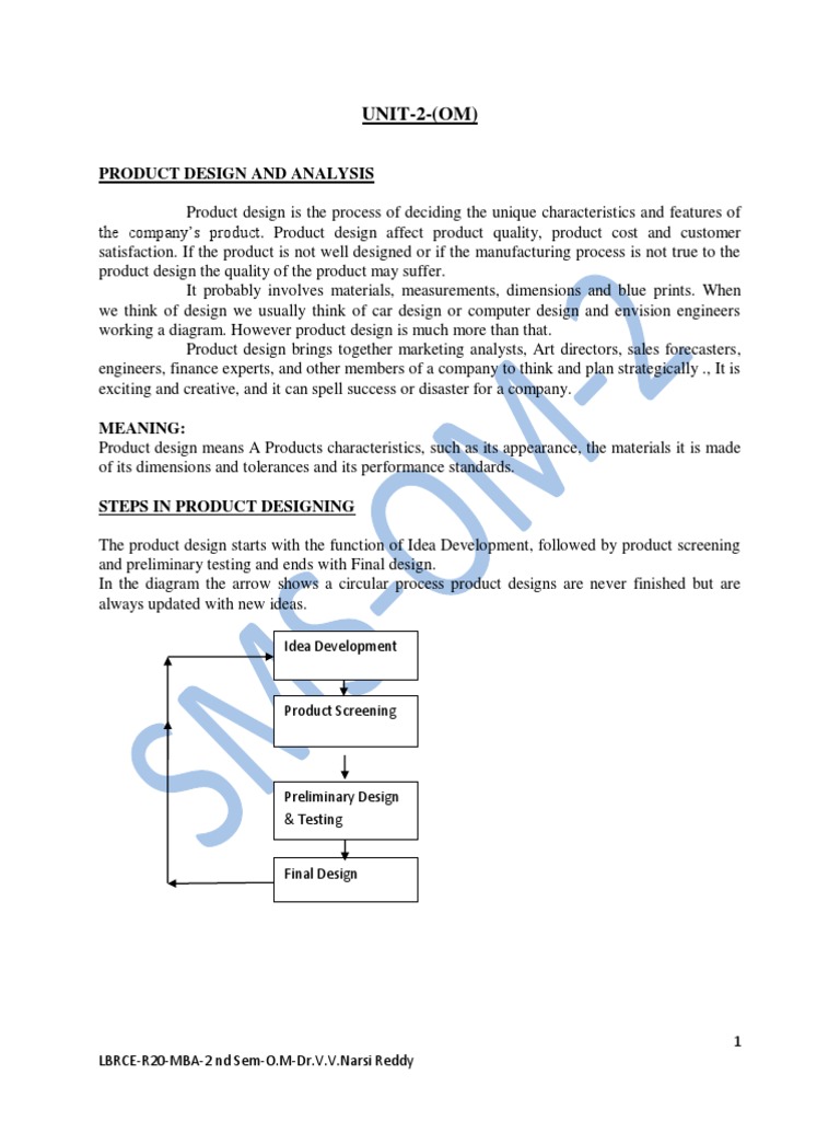 Operations Management Part - 2 | PDF | Value (Economics) | Design