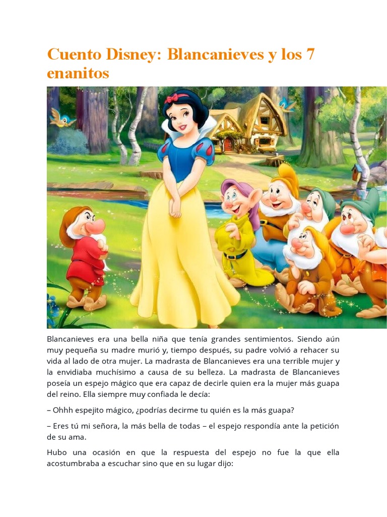 Blancanieves y Los Siete Enanitos | PDF