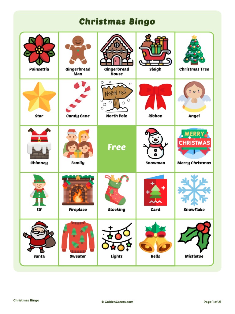 Christmas Bingo | PDF