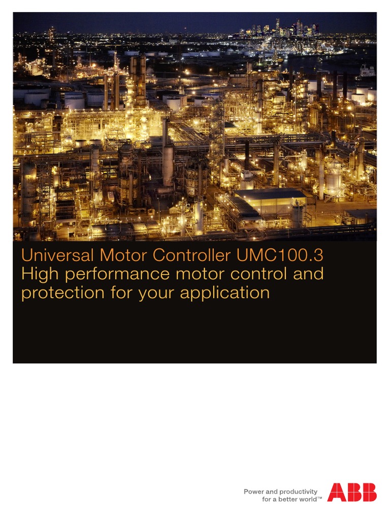 ABB Motor Controller UMC100.3 | PDF | Electric Motor | Electrical ...
