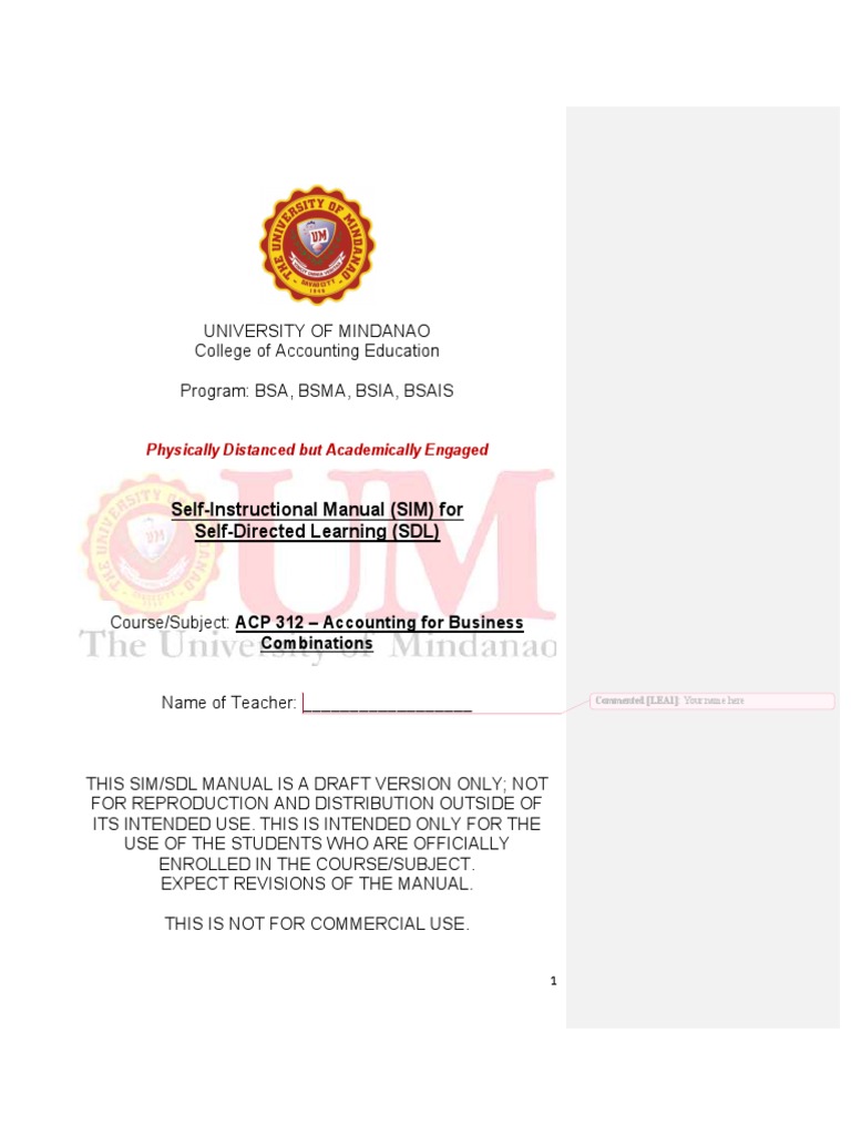 Acp 312 - Sim | PDF | Debits And Credits | Economies