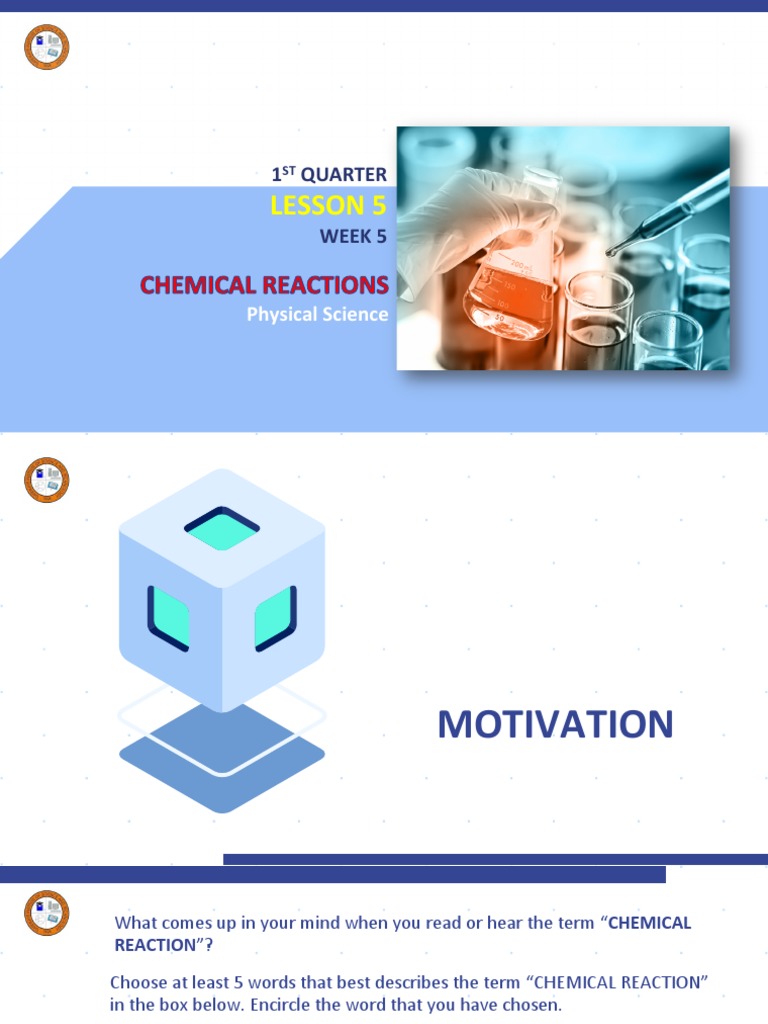 Archivetemplesson 5 Chemical Reactions | PDF | Reaction Rate | Chemical ...