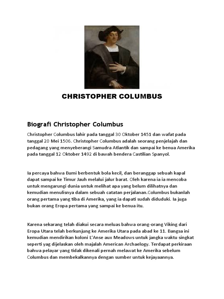 Christopher Columbus | PDF