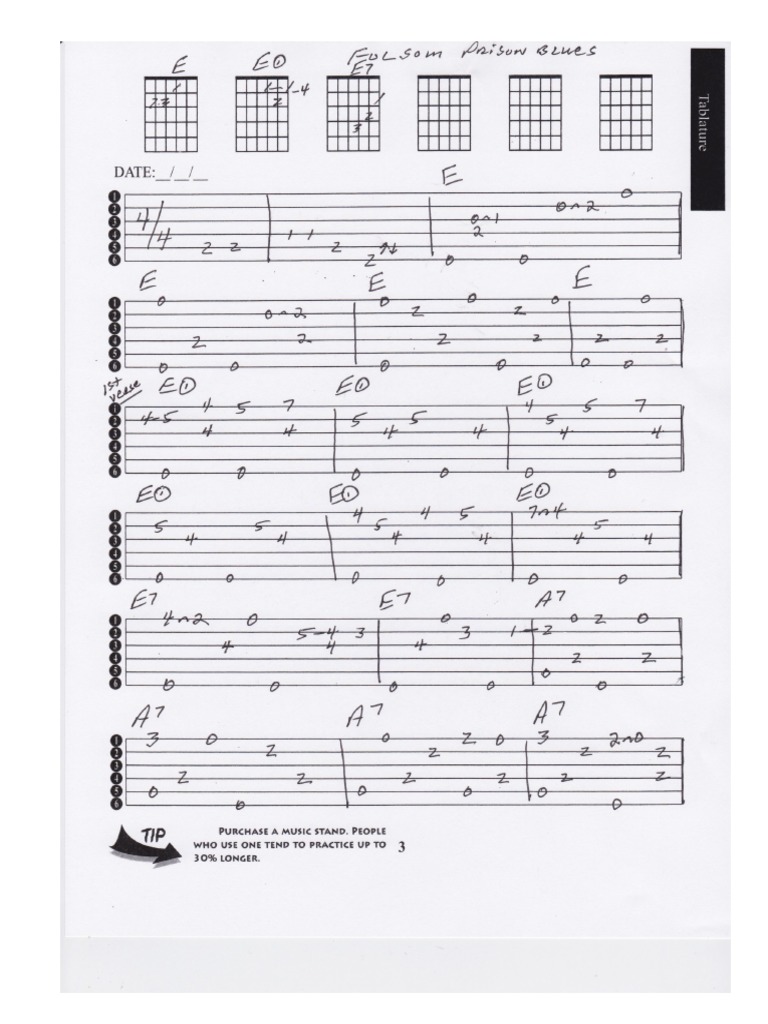 Folsom Prison Blues | PDF