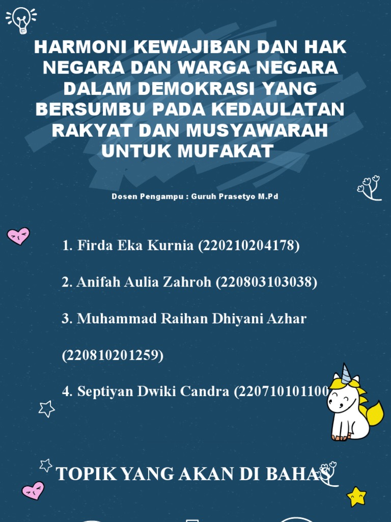 Harmoni Kewajiban Dan Hak Negara Dan Warga Negara | PDF Harmoni Kewajiban Dan Hak Negara Dan Warga Negara | PDF