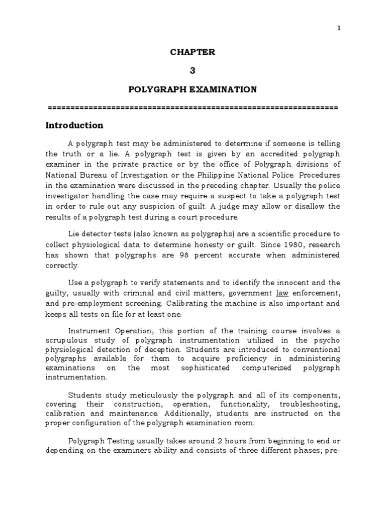 Polygraph 33333 | PDF | Polygraph | Test (Assessment)