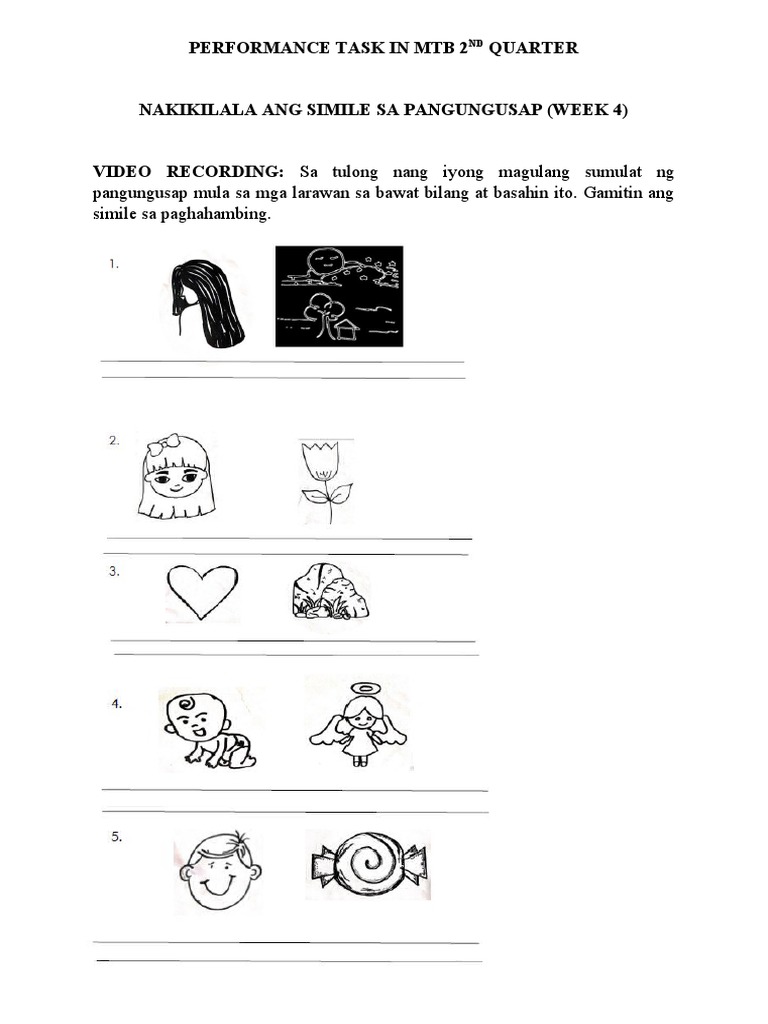 Performance Task in MTB 2nd Quarter | PDF