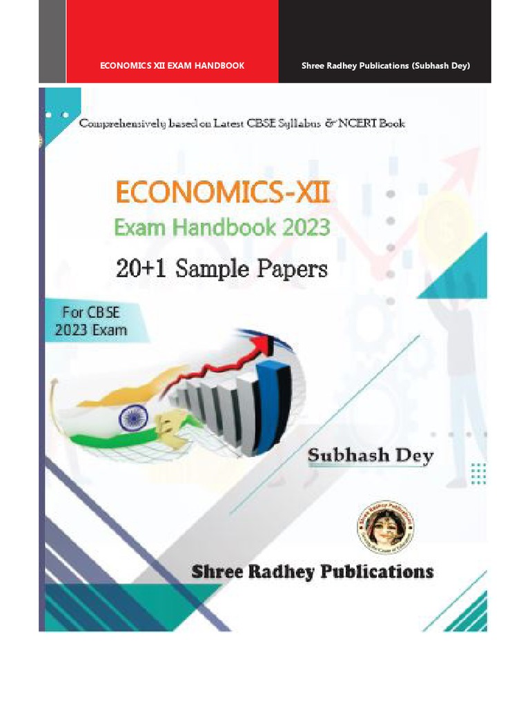 Dey's Sample Papers Economics-XII - Exam Handbook 2023 | PDF | Macroeconomics | Gross Domestic ...