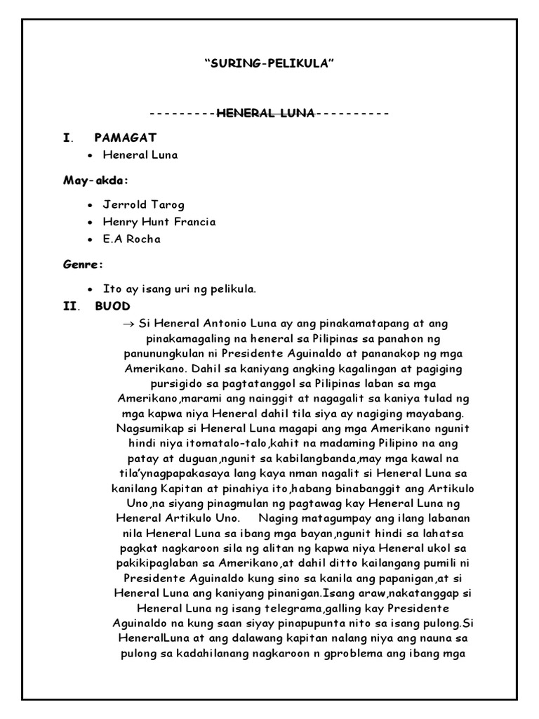 Suring Pelikula | PDF