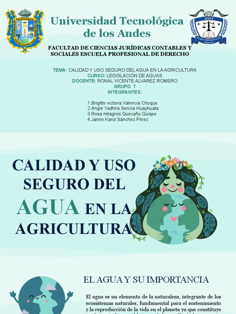 Calidad y Uso Del Agua | PDF | Agua | Riego