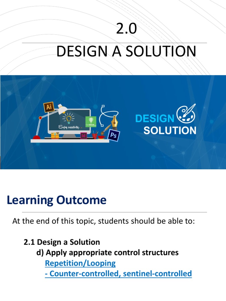 2.1 D Control Structure-Repetition TUTORIAL 2122 | PDF | Control Flow | Algorithms