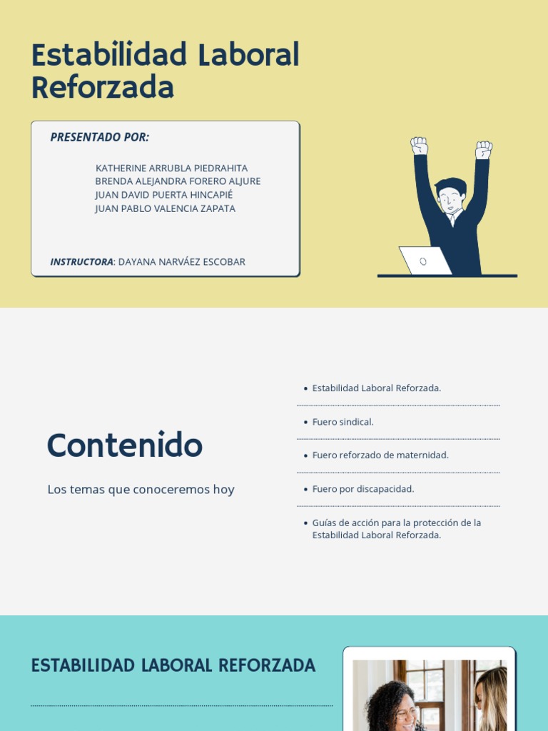 Estabilidad Laboral Reforzada-Correcto | PDF | Derecho laboral | Salario