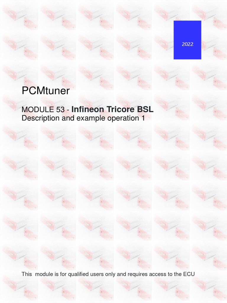 PCMTuner Module 53 BSL Instruction | PDF | Printed Circuit Board | Booting