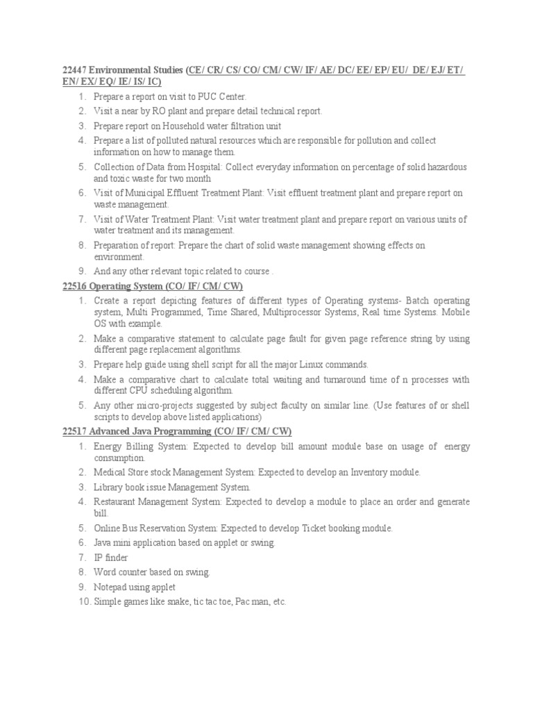 5th Sem All Microprject Topics | PDF | Java Script | World Wide Web