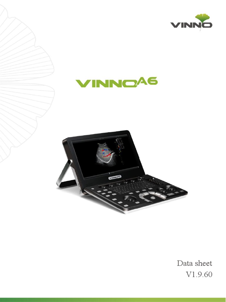 A6 Datasheet 1.9.60 | PDF | Medical Ultrasound | Medical Imaging