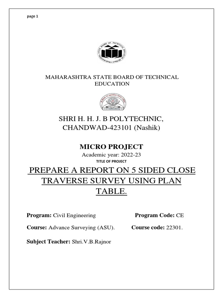 ASU PROJECT Group | PDF | Surveying | Compass