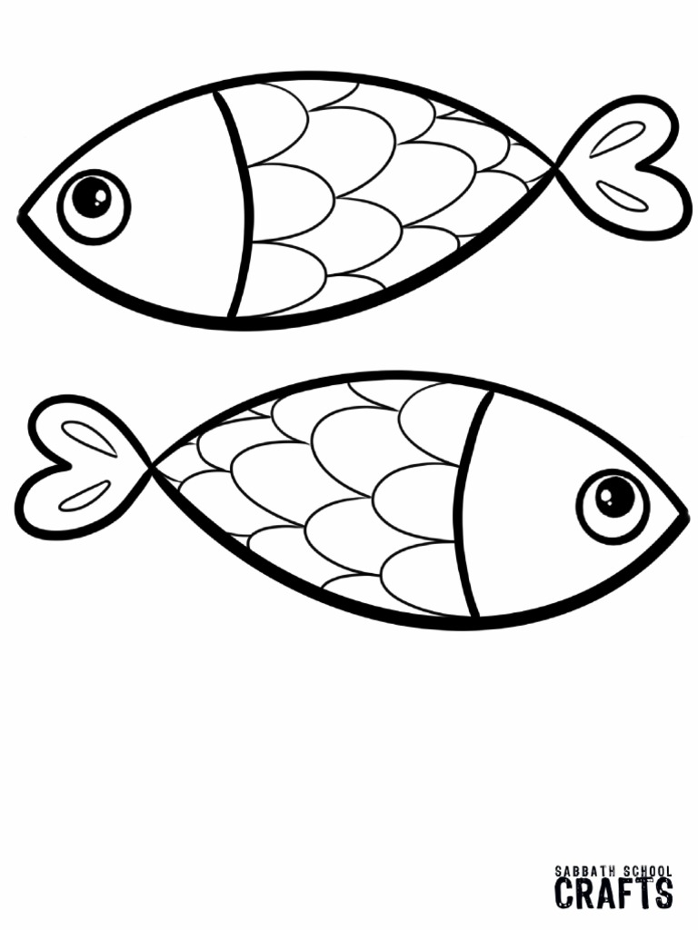 A Net Full of Fish Craft Template | PDF