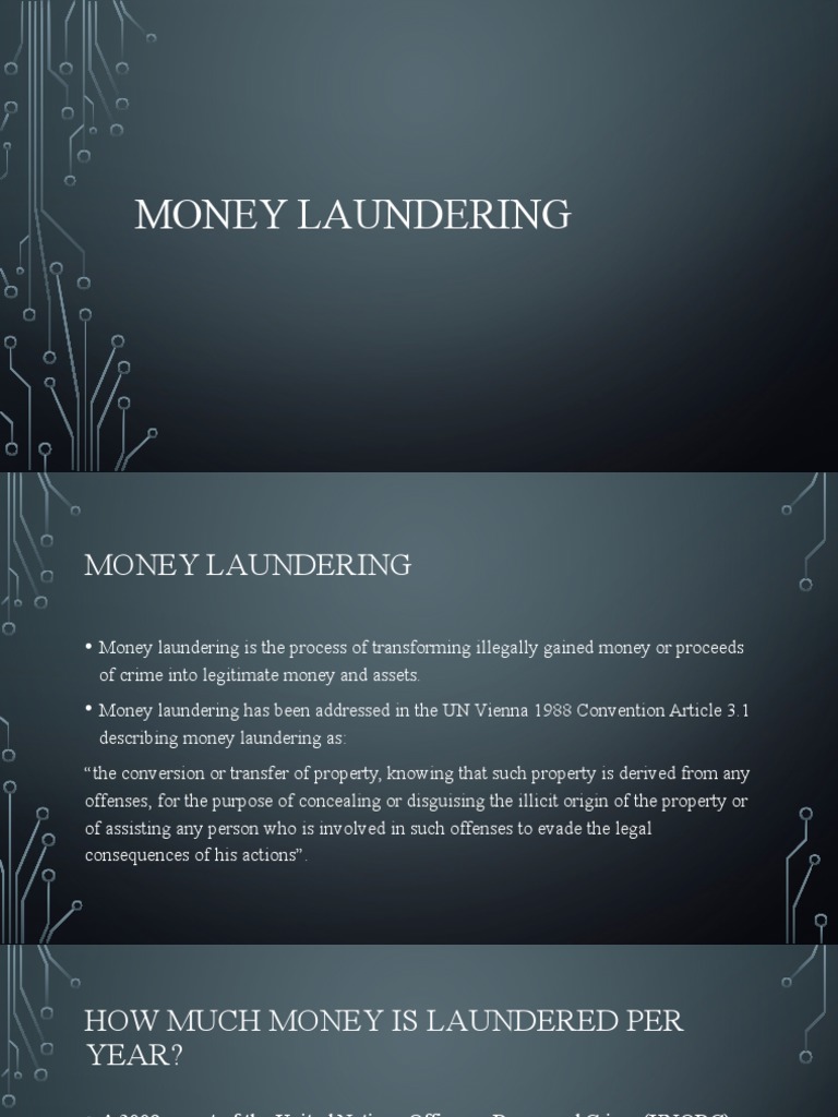 An In-Depth Look at Money Laundering: Processes, Methods, Impacts, and ...