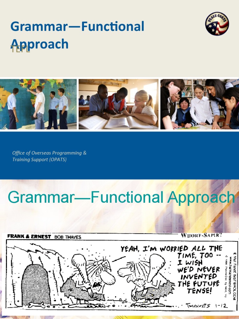 Trainer Material 1 Grammar Functional Approach | PDF | Grammar | English Language