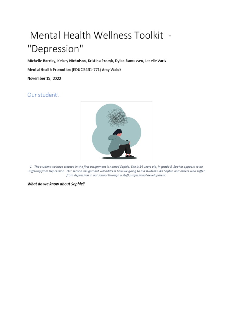 Mental Health Wellness Toolkit - Depression | PDF | Mental Health | Schools