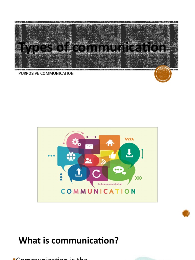 Types of Communication | PDF | Nonverbal Communication | Communication