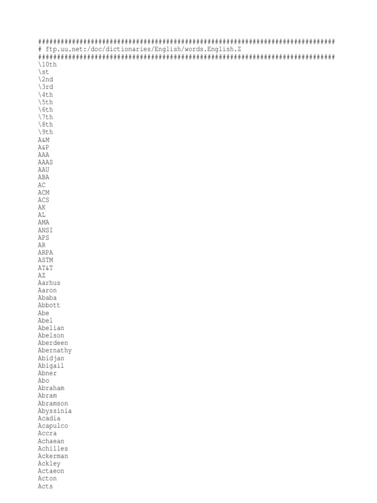 Word List | PDF | Art