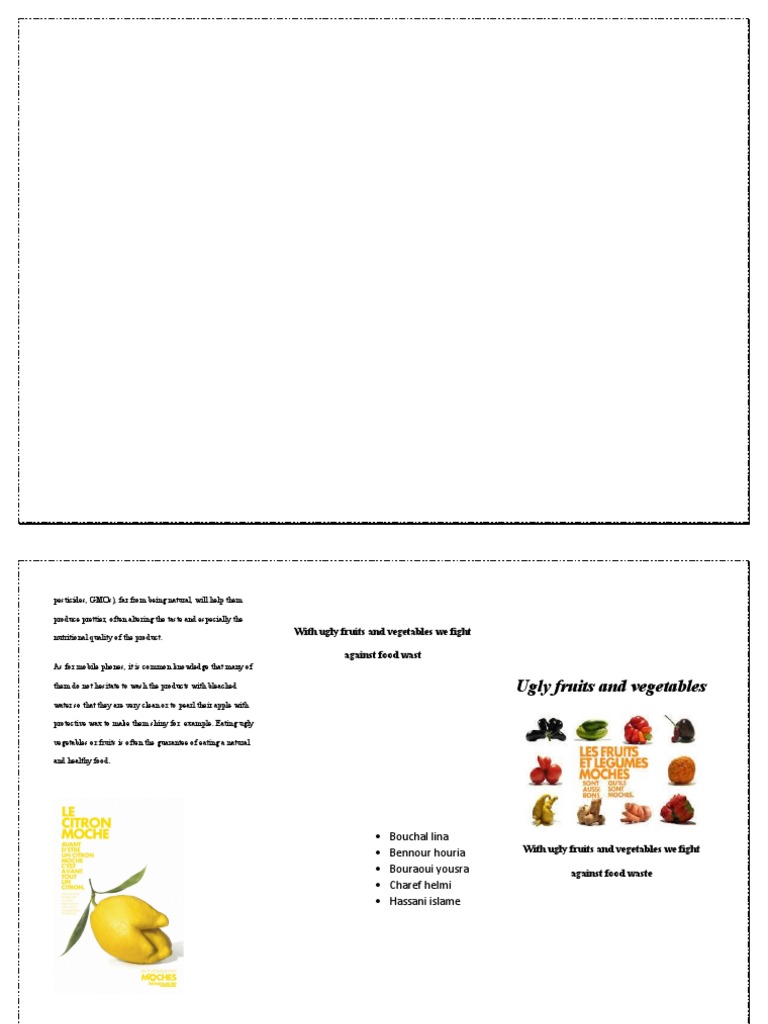 Projet Tce | PDF | Vegetables | Foods