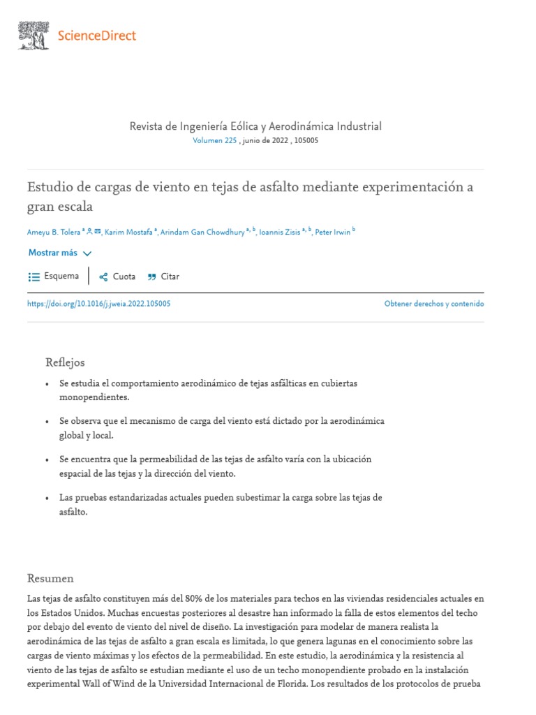 API - 44 Estudio de Cargas de Viento Sobre Tejas Asfálticas Mediante ...