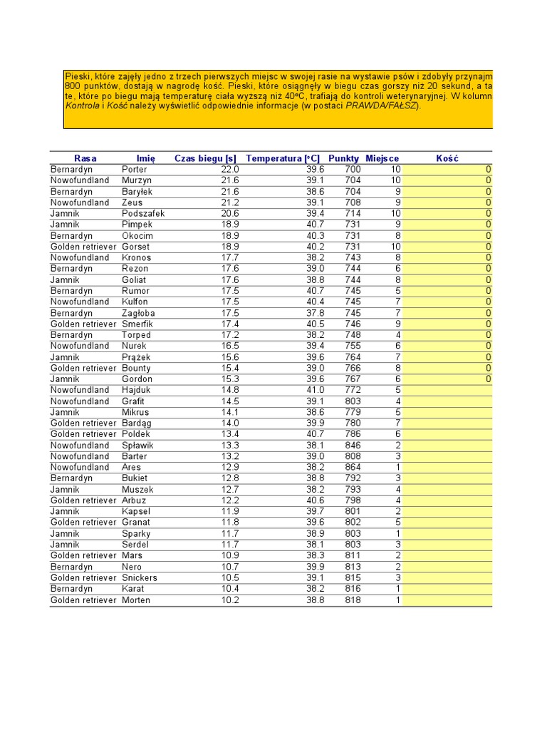 Kopia EXCEL - GR2 | PDF