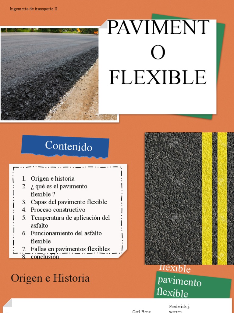 Charla de Pavimento Flexible Presentación (Final) | PDF | Viscosidad | Eje