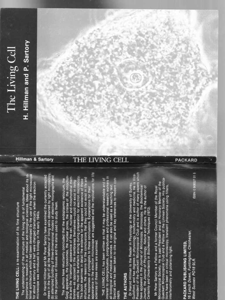 Harold Hillman and Peter Sartory The Living Cell 1980 | Download Free PDF | Endoplasmic ...