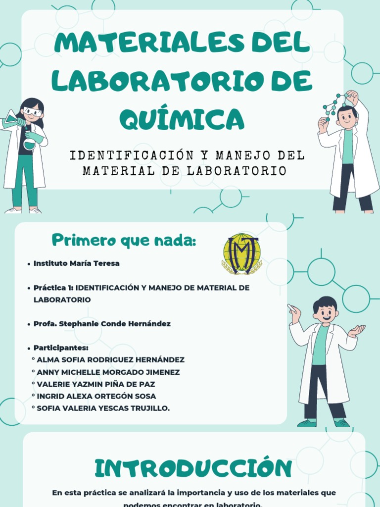 Materiales de Laboratorio de Química | PDF | Lentes | Laboratorios
