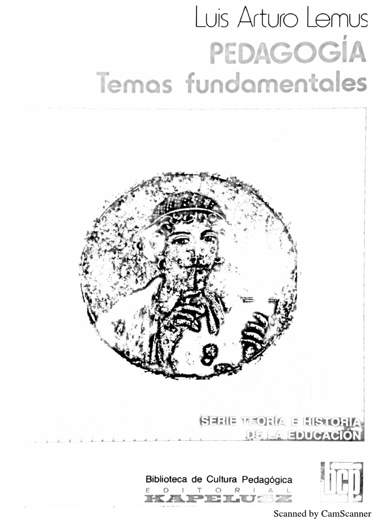 Pedagogía de Lemus Cap. i (1) | PDF