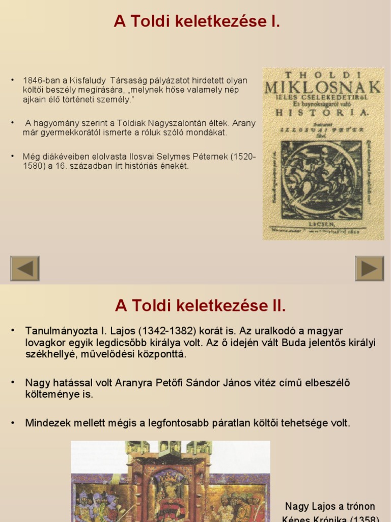 6.o.toldi - Ismetles | PDF
