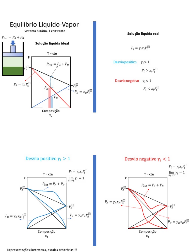 AULA 5 - Equlibrio Liq Vap - Lei de Henry | PDF | Solvente | Ciências ...