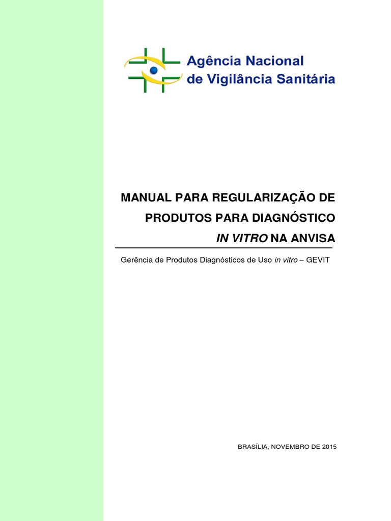 RDC - 36 - 15 Manual PDF | PDF | Brasil | Laboratórios