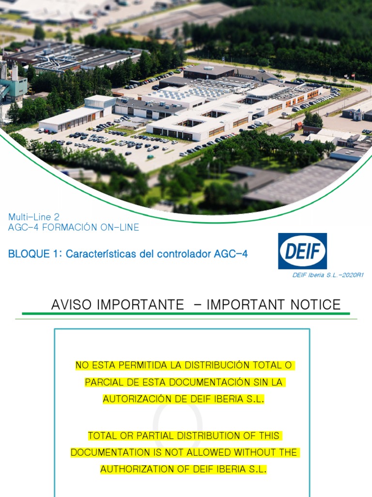 Bloque 1 - Caracteristicas Del Controlador AGC-4 | PDF | Ingeniería Informática | Informática
