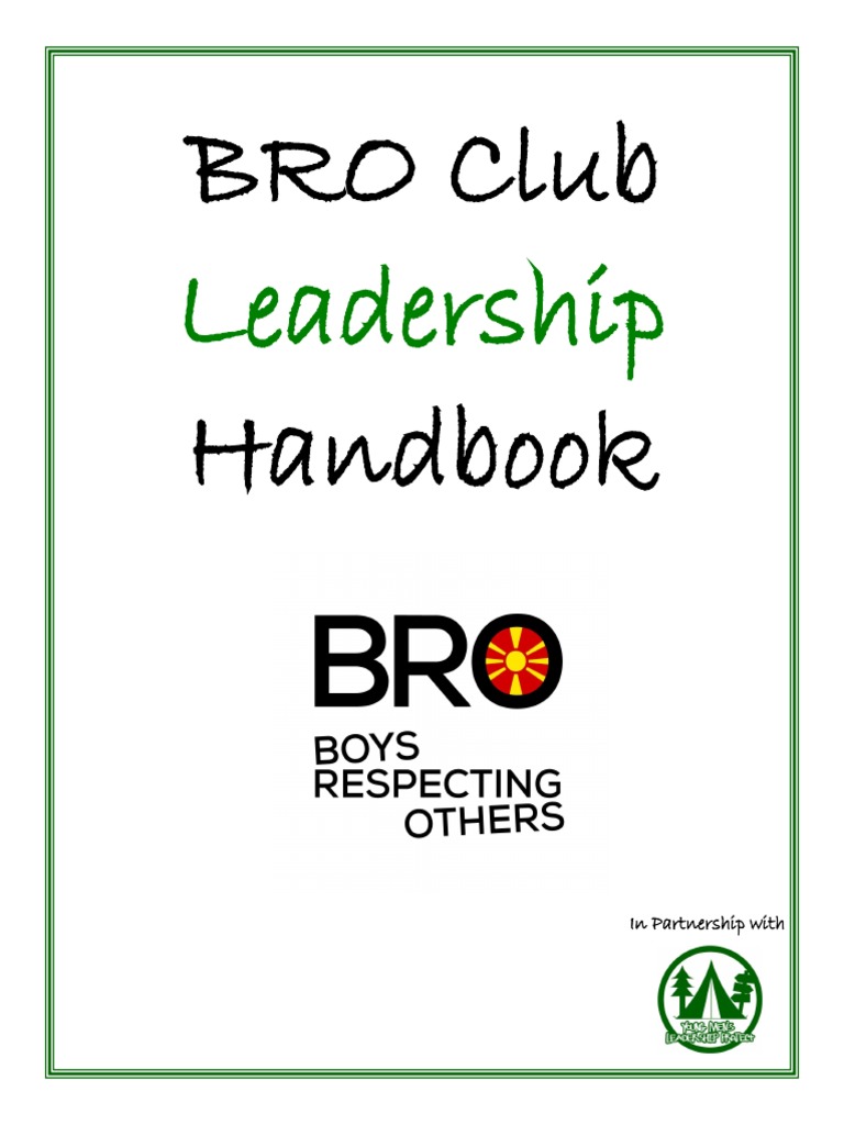 Starting and Running a Successful BRO Club | PDF | Mentorship | Leadership