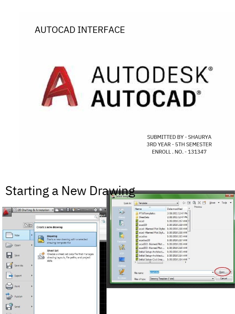 Introduction To AutoCAD PDF | PDF | Graphical User Interfaces | Computer Science