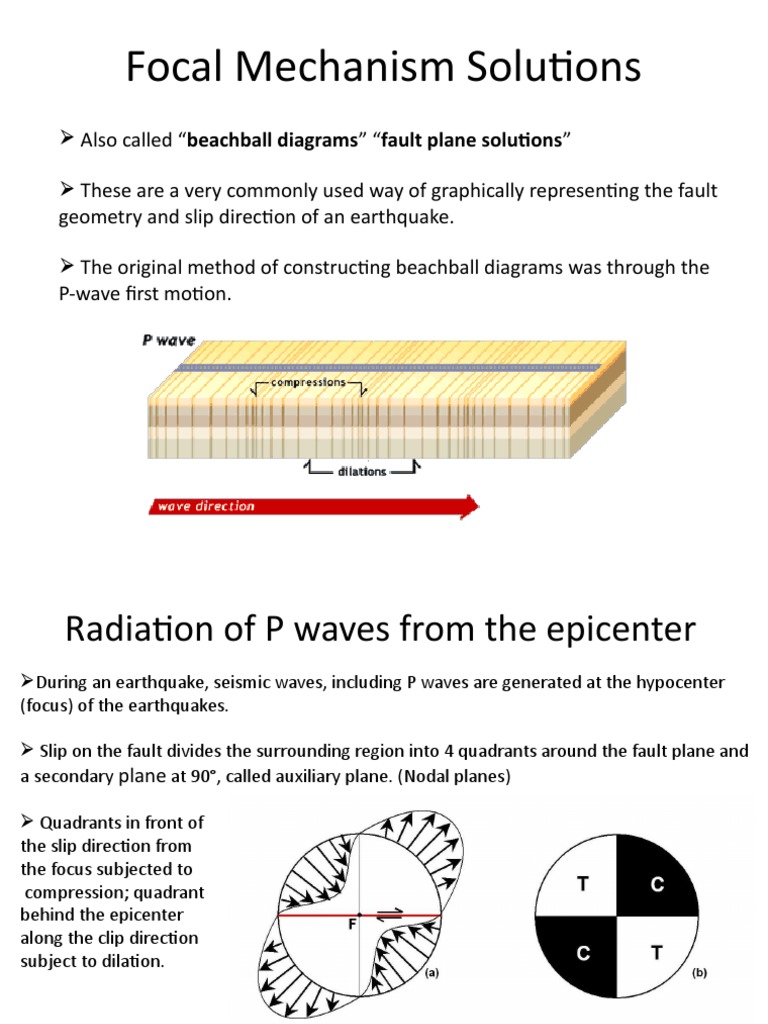 Understanding Focal Mechanism Solutions | PDF